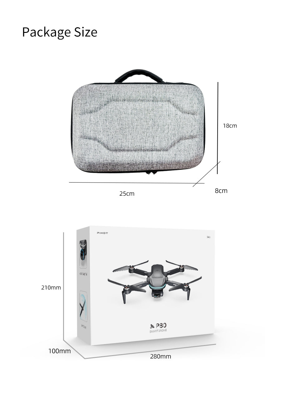 PiHOT P80 Max Smart GPS 4K Drone